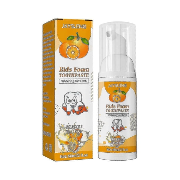 Jaysuing Of Children's Foam Toothpaste Teeth Cleansing Whitening Anti ...