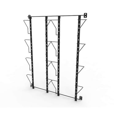 Displays2Go Spiral Purse Tree Display Rack, 15 Hooks, Black Wrought ...