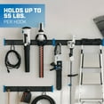HART 18-Piece Heavy Duty Garage Storage Rail Starter Kit, Wall Hanging ...