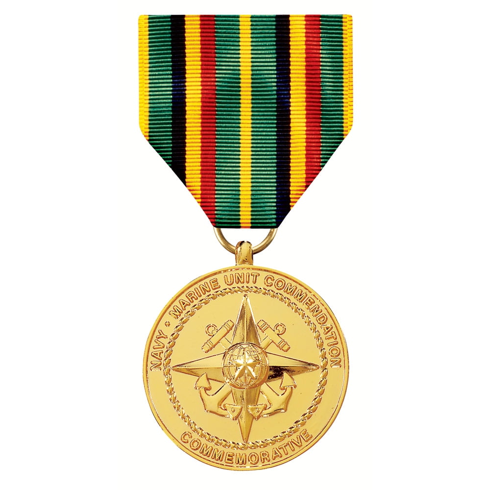Navy and Marine Unit Commendation Commemorative Medal Anodized ...
