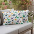 2 Pack Outdoor Waterproof Throw Pillow Covers,Funny Cartoon Watercolor ...