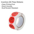 Uxcell Inventory QC Rejected Stickers Labels 25mm/1" Red for Inventory ...