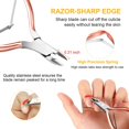 Acrylic Nail Clippers Kit False Nails Tips Cutter Professional Cuticle ...