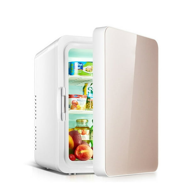Mini Fridge 10L Cooler and Warmer Compact Refrigerator Portable Fridge for Skincare Foods ...