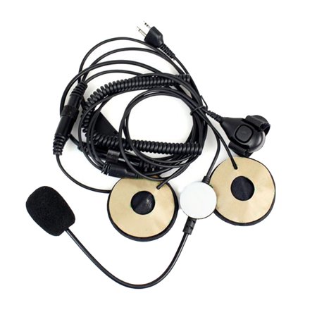 Duarble Motorcycle Helmet Headset Microphone Earpiece PTT headset ...