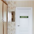 JAMESON Vintage Style Rustic Street Sign – (2 Pack) Childrens Name Room ...