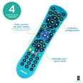 Philips 4-Device Universal Remote Control, Brushed Electric Blue ...