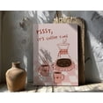 Affixzi Coffee Time Wall Art, Pssst Its Coffee Time Kitchen Print ...
