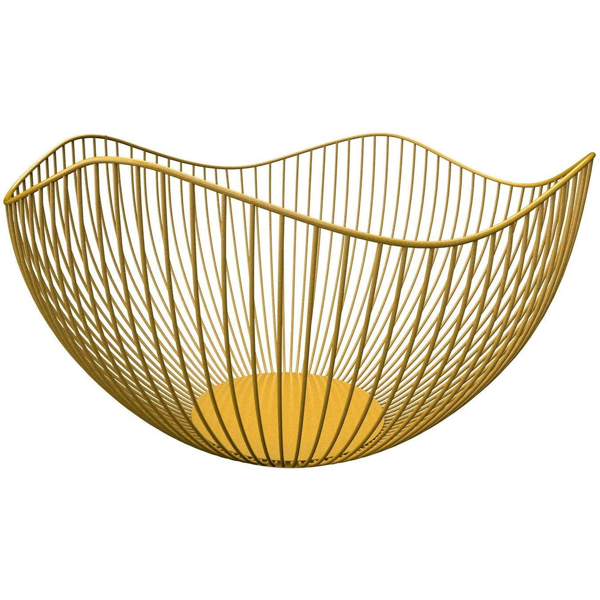 Click here for Jinqian Wire Fruit Basket Yellow Fruit Bowl For Ki... prices