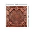 R28C-Evergreen Foam Glue-up Ceiling Tile in Antique Copper (259.2 Sq.ft / Pack) - 96 Pieces ...