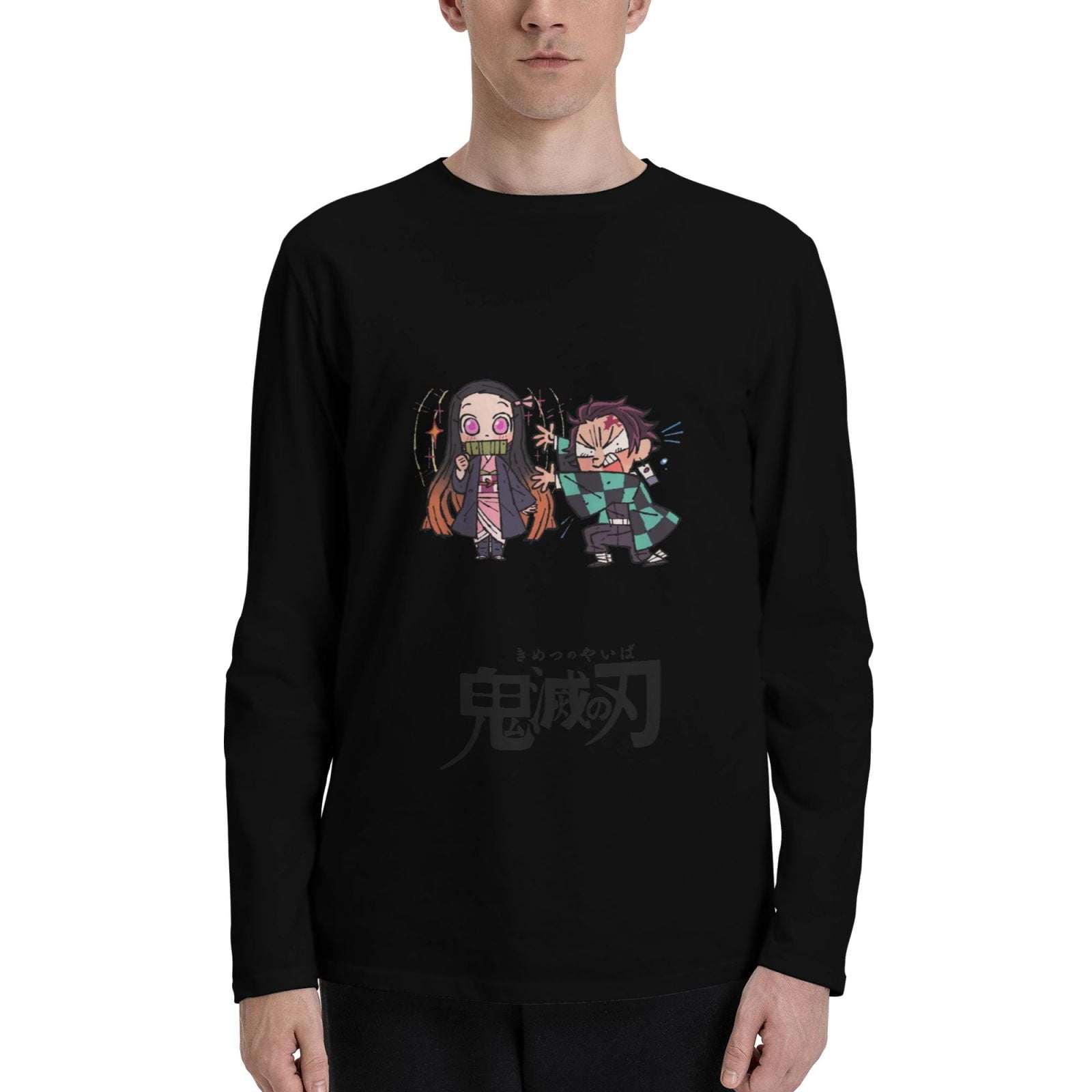 Tanjiro and Nezuko Demon Slayer Long Sleeve Sweatshirt - Walmart.com