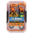 Gorilla 2 Pk 1" X 12' Ratchet Strap W/ Orange Gorilla Grip Handle W ...
