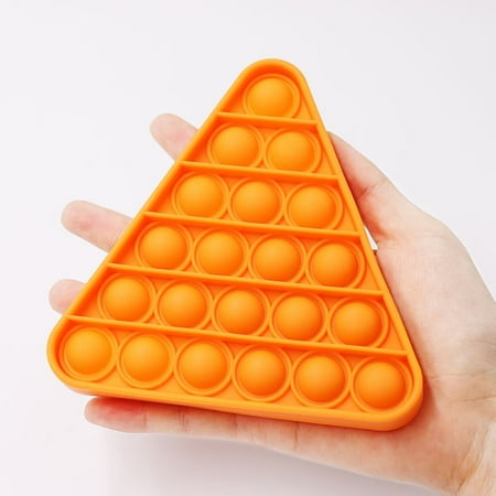 Triangular Push Bubble Toy Silicone Stress Stress Relief Sensory Toy ...