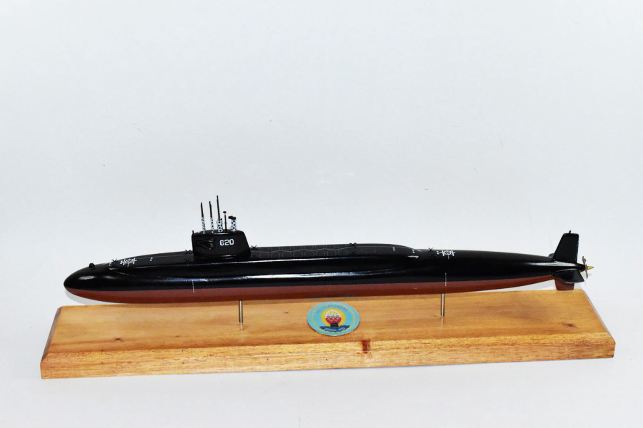 USS John Adams SSBN-620 Submarine Model,Navy,Scale Model,Mahogany,20 ...