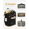 15.6 Inch Laptop Backpack, Waterproof Teacher Nurse Work Bag with Large ...
