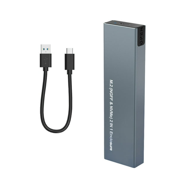 Clairlio USB Type C SSD External Enclosure M.2 NVME PCIE SATA M/B Key ...
