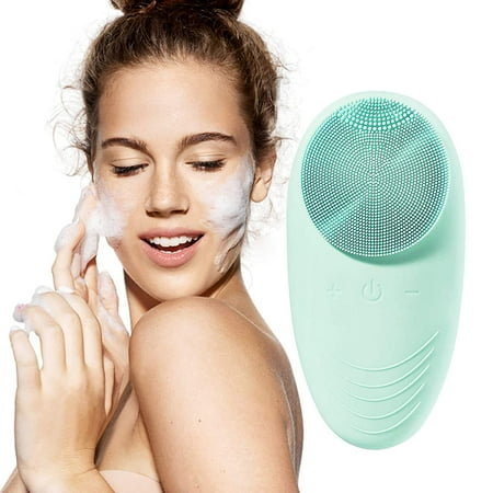 Sonic Facial Cleansing Brush, 5 Speed Face Cleansing Brush Rechargeable ...