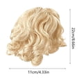Btomtd Detachable Joke Wig Headband Accessory for Porch Goose Statue ...