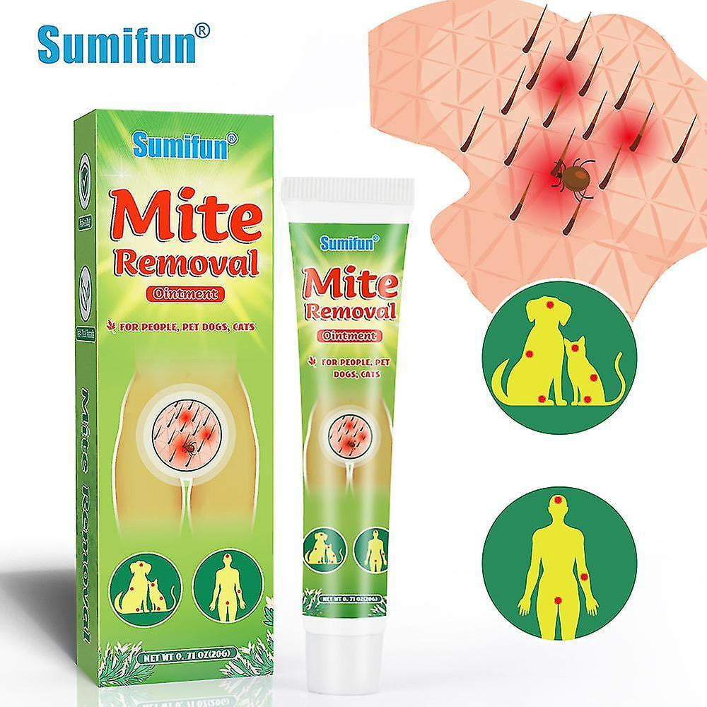 Mite-removing and itching cream, anti-bacterial and quick-acting ...