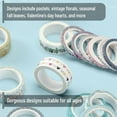 Mr. Pen- 21 Pcs Floral Washi Tape Set, Decorative Cute Tape for Bullet ...