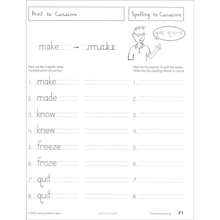 Handwriting Without Tears Cursive Worksheets HOW HANDWRITING WITHOUT