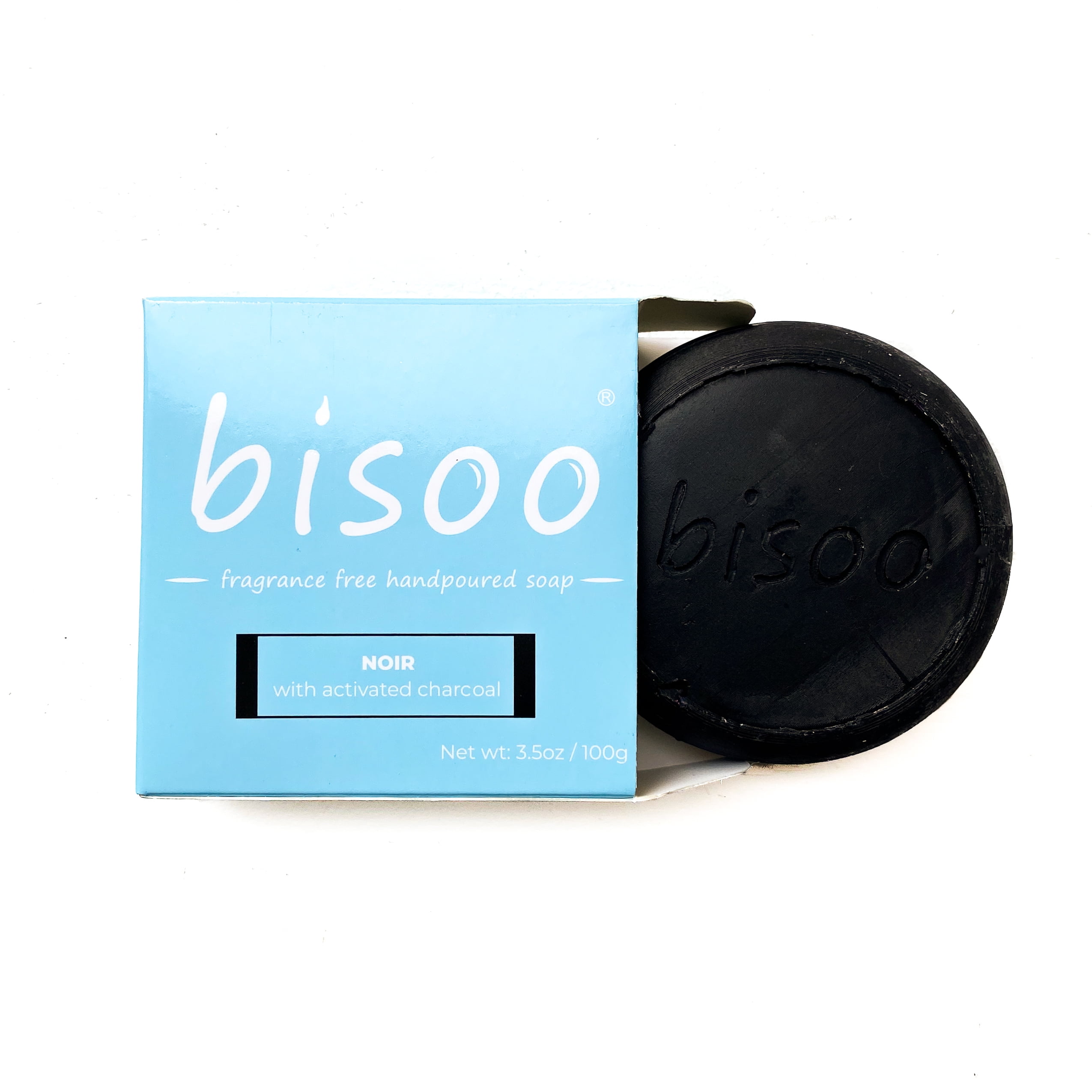 Fragrance Free, Vegan, All Natural Charcoal Soap Bar - Noir by Bisoo ...