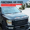 Ikon Motorsports Hood Panel, Compatible with 2021-2025 Ford F-150 ...