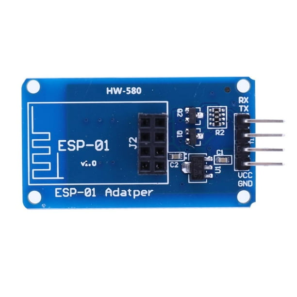 ESP8266 ESP-01 Módulo adaptador inalámbrico WiFi 3.3V 5V Breakout PCB ...