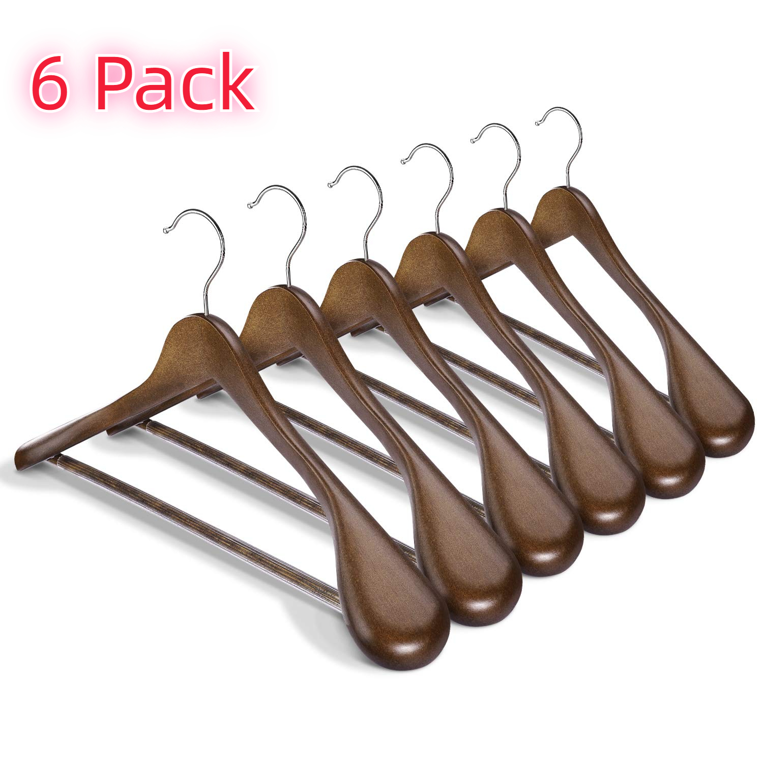 Simplify 6-Pack Huggable Hangers - Walmart.com