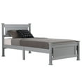 Twin Bed Frame With Headboard Yofe Gray Twin Size Platform Bed Frame W
