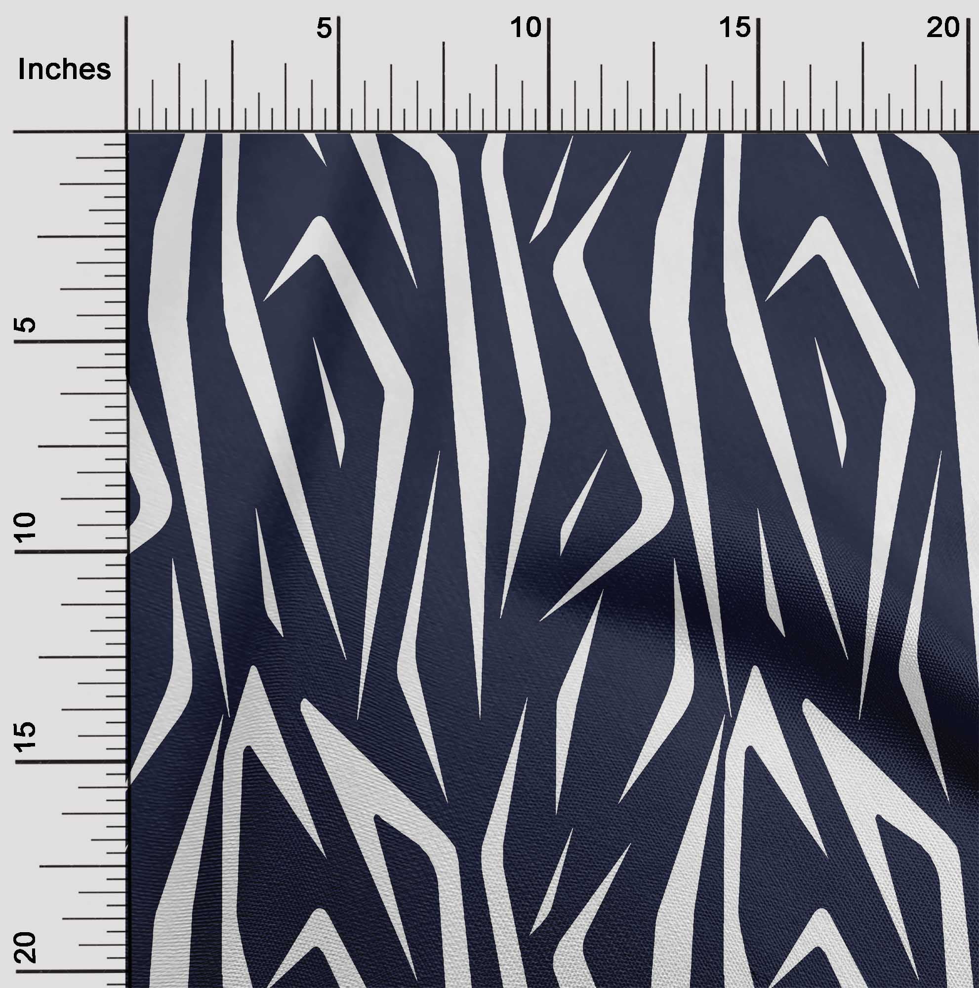 oneOone Cotton Silk Dark Navy Blue Fabric Skins Animal Diy Clothing ...
