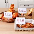 20 Pieces Sign Clips Rotating Price Tag Clip Swivel Sign Holder for ...