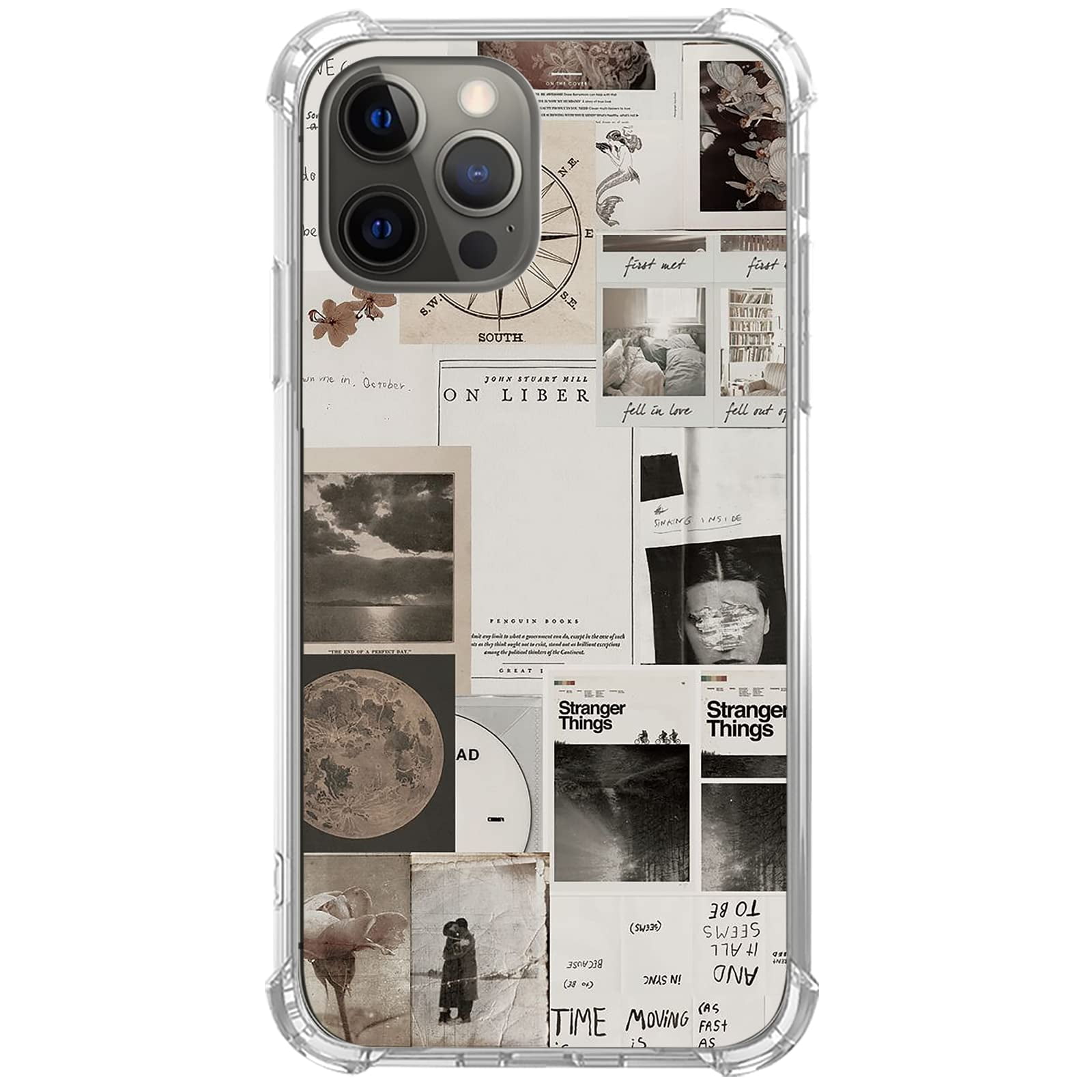 Picture Collage Case for iPhone 14 Pro,Aesthetic Art Design TPU Bumper ...
