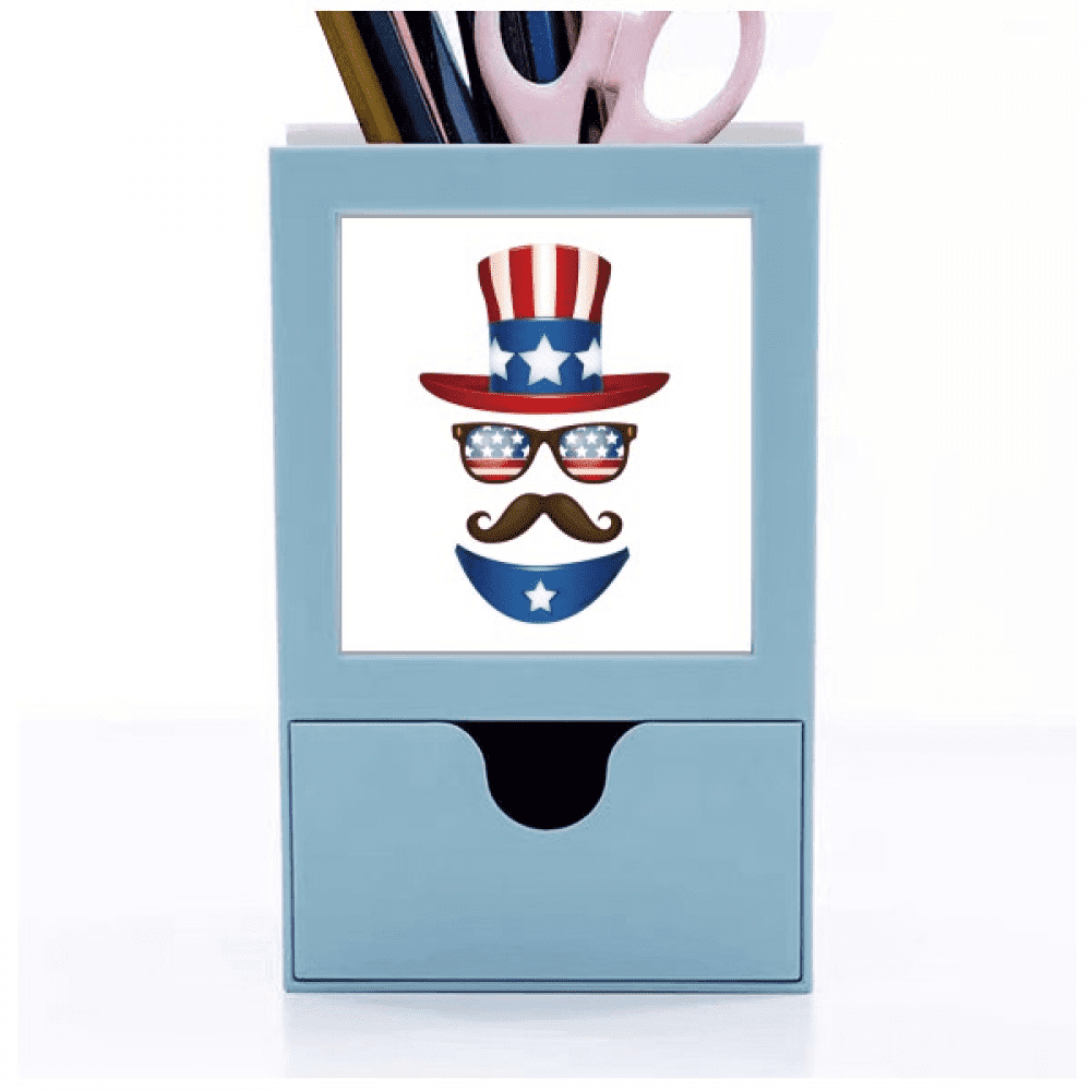 America Uncle Sam I Want You Desk Supplies Organizer Pen Holder Card ...