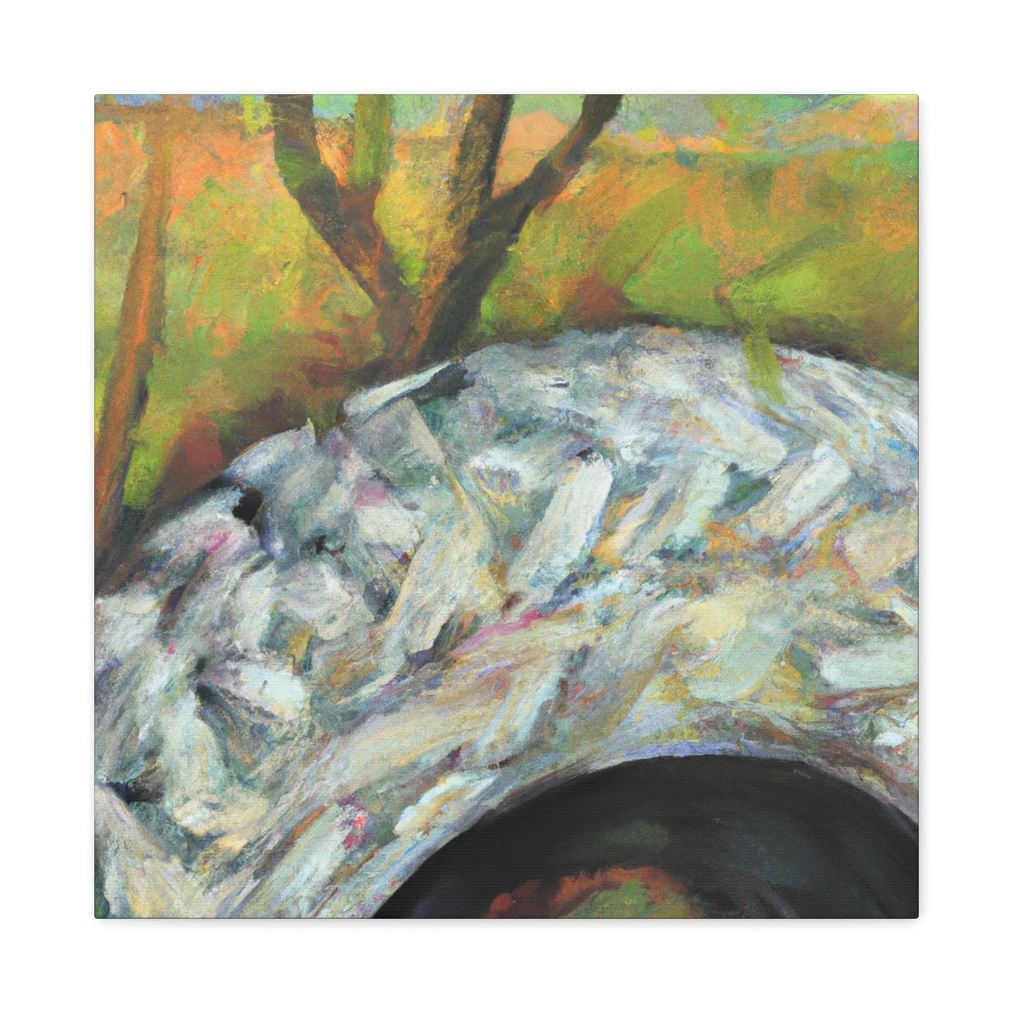 Tractor Tire Impressions - Canvas - Walmart.com