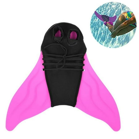 Swim Fins For Kids , Mermaid Tail Fins One-piece Flipper Diving Fins ...