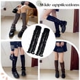 Acrylic Fibers Cover Leg Guards Costume Accessories Black 430x150x28mm ...
