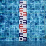 WHAMVOX Water Level Sticker Water Level Gauge Self-adhesive Pool Water ...