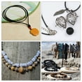 Uxcell 50Pcs 19.68" Waxed Necklace Cord Bulk Necklace String with Clasp ...