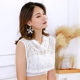 1Pc White Lace Detachable Fake Collar with Hat Creative Clothes ...