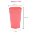 Triani Unbreakable Reusable Drinking Cup for Adult Kids(17.5 OZ ...