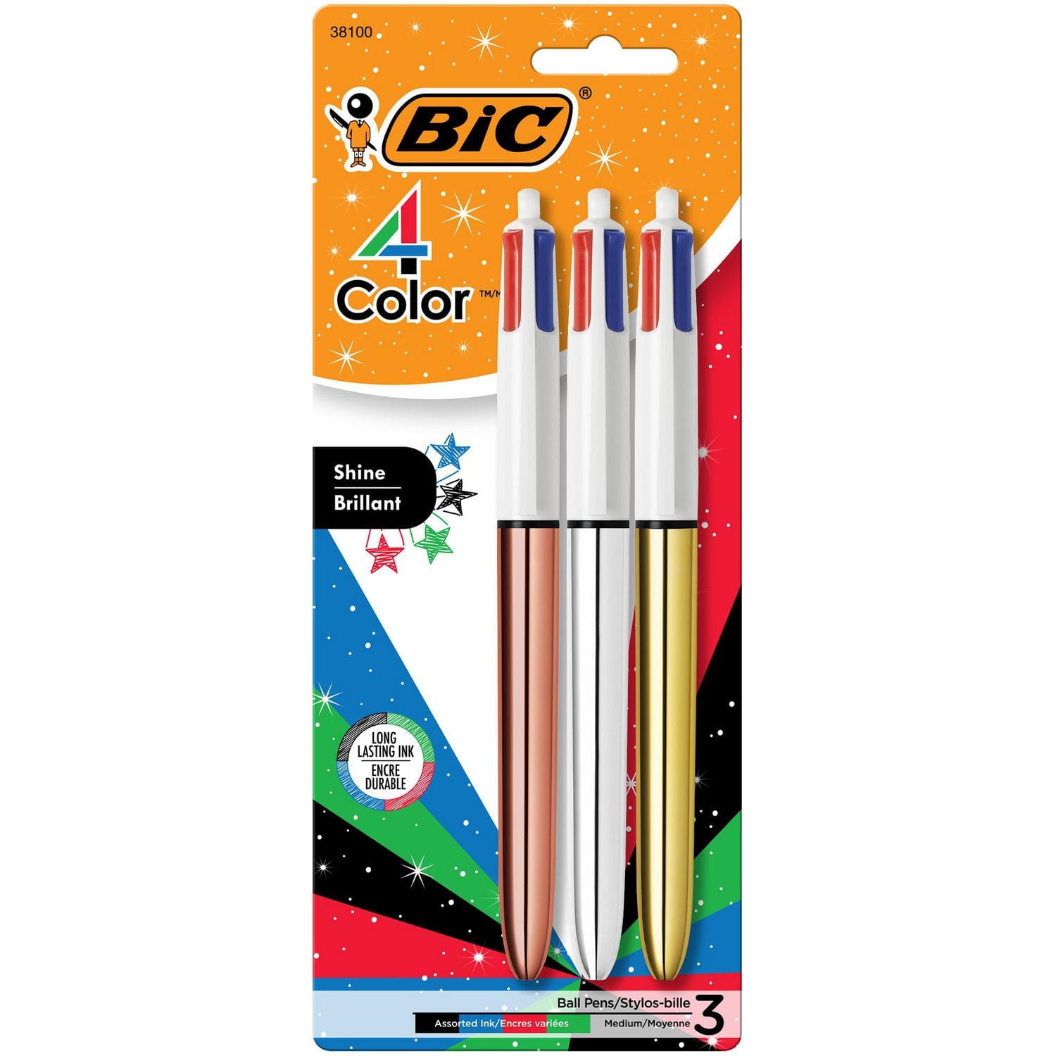 Click here for Bic 4-Color Shine Retractable Metallic Ball Pens... prices