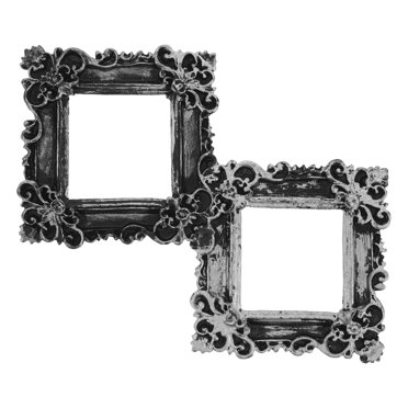 Rustic Embossed Resin Photo Frames Set of 12 Small Picture Frame Decor ...