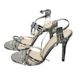 AJGRHE Womens Strappy High Heels Open Almond Toe Dress Shoes Ankle ...