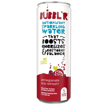 BUBBL'R Antioxidant Sparkling Water Variety Pack 12 fl oz Includes ...