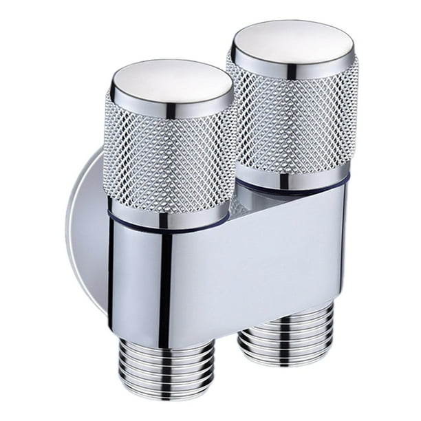 Lipstore 1 in Two Out Double Control Valve G1/2inch Water Divider Valve ...
