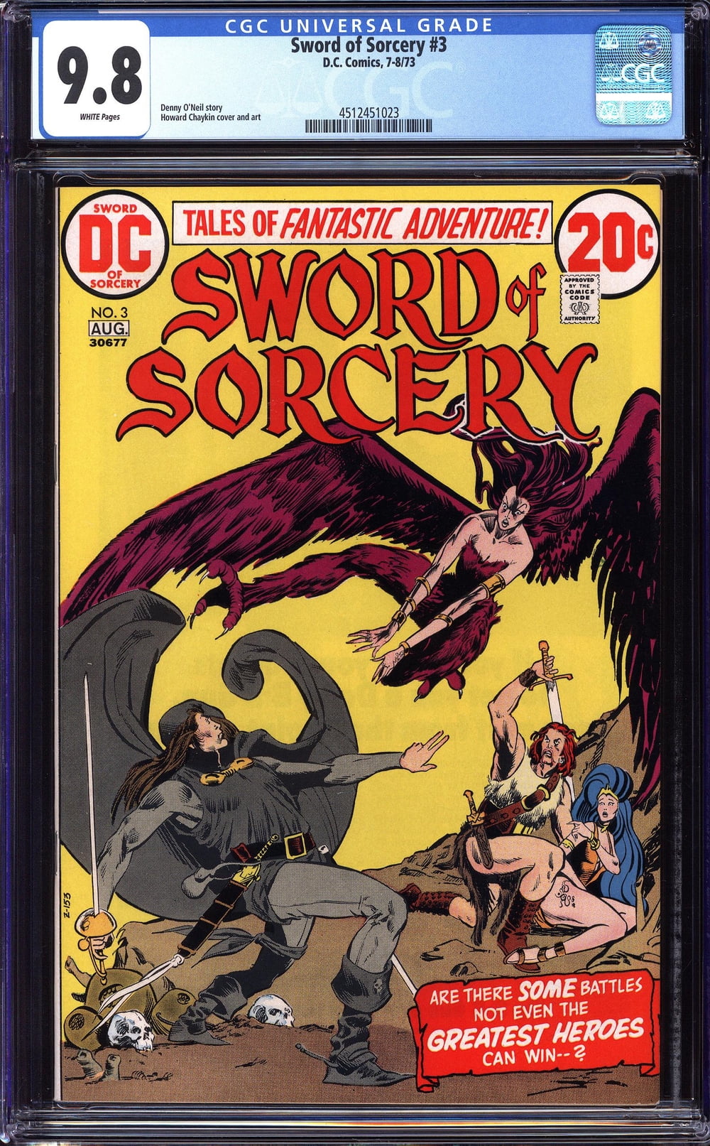 Sword of Sorcery #3 - CGC 9.8 Comic Book - Walmart.com