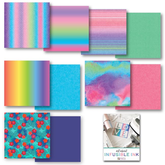 Cricut Infusible Ink Bundle Tropical Floral Mermaid Rainbow cricut-infusible-ink-bundle-tropical-floral-mermaid-rainbow