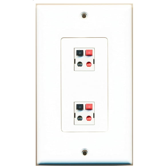 Speaker Wire Wall Plate