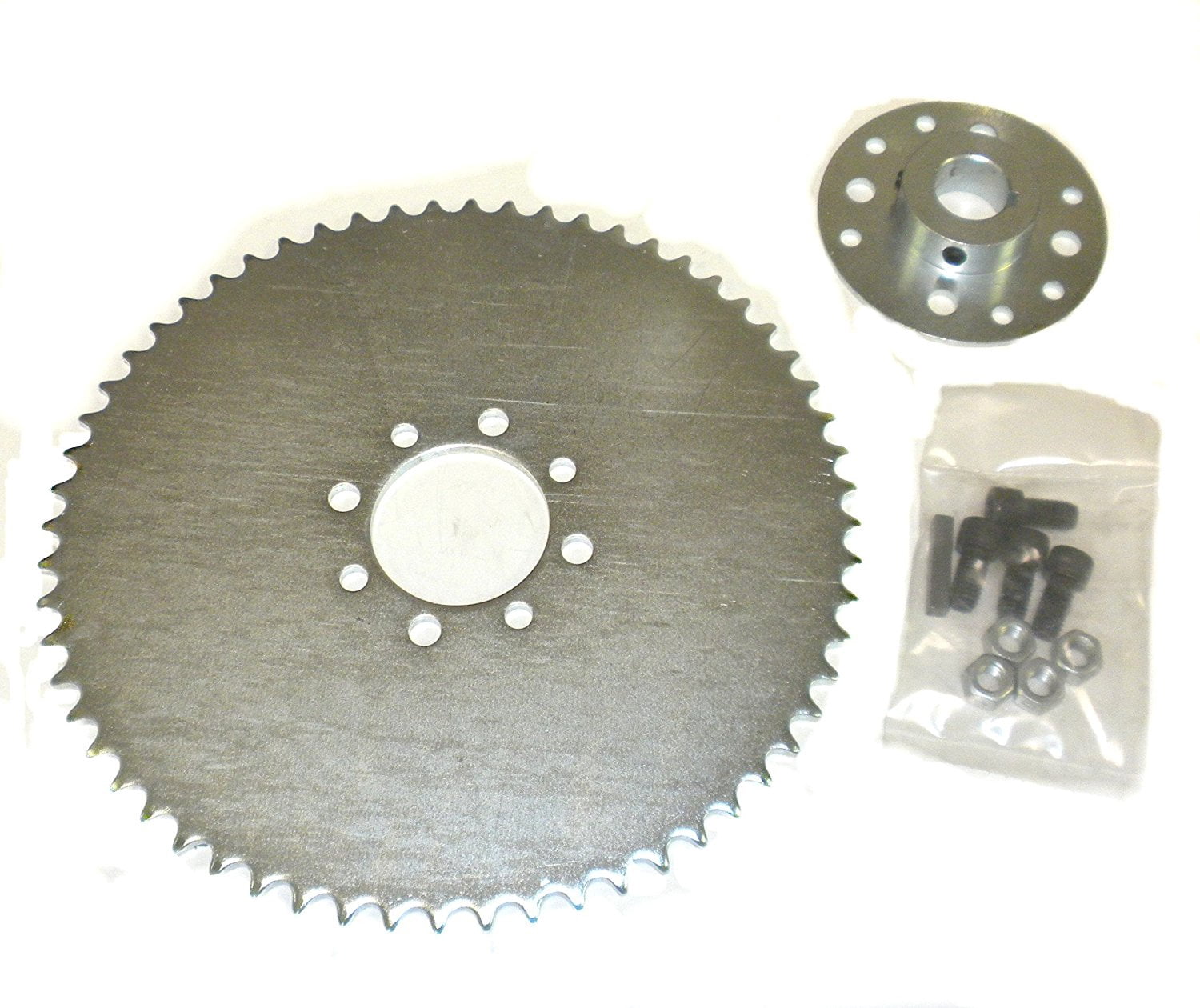 Go Kart Sprocket & Hub For 1" Axle 60T for #41 Chain - Walmart.com